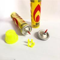 China 80ml Butane Gas Cylinder Refill for Outdoor Lighters - 150mm Height PET Canister with 40mm Valve for sale