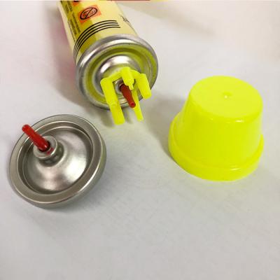 China 80ml Butane Gas Lighter Refill with 40mm Valve and 150mm Height for Candle Lighting for sale