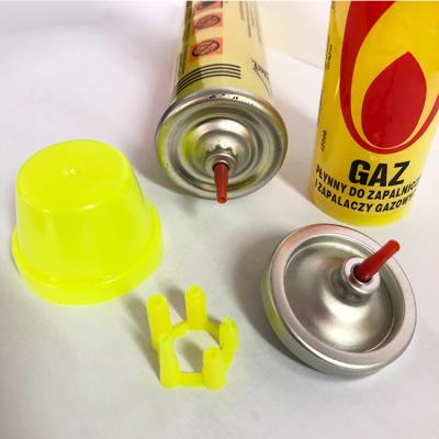 China 80ml Butane Gas Lighter Refill Canister - 150mm Height, PET Plastic Container for Outdoor Camping & Hiking for sale