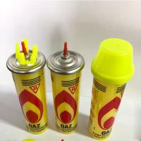 China 80ml Butane Gas Refill Canister for Lighters and Blow Torches Portable Outdoor Fuel for sale