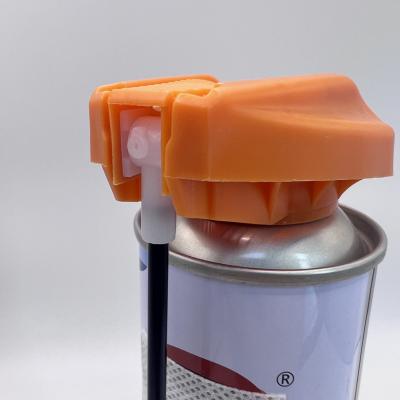 China White PP Aerosol Spray Nozzle with 3.30mm Extension Tube 27.34mm Height for sale