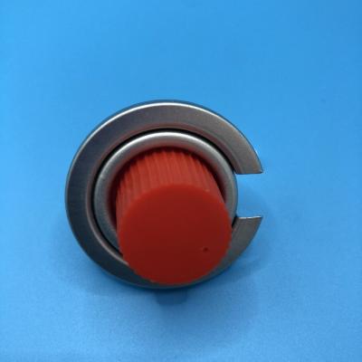China FUTURE JC-7780 1 Inch Butane Gas Cylinder Valve with Buna Gasket for Camping Stoves for sale