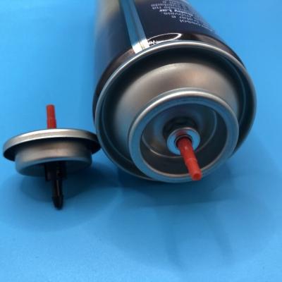 China Universal Butane Gas Lighter Refill Valve with Mounting Cup Down Dimples 50k MOQ for sale