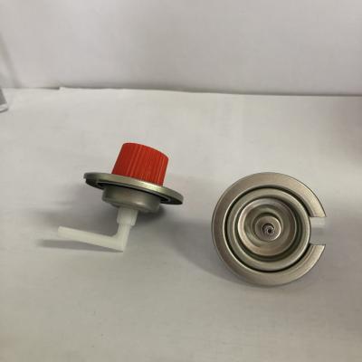 China PP Metal Butane Gas Cartridge Valve 1 inch for Camping Stoves and Portable Grills for sale