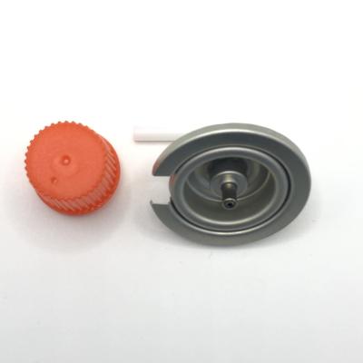 China One Inch Butane Gas Cartridge Valve for Camping Stoves Buna Gasket for sale