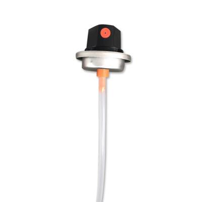 China 25.4mm Spray Paint Aerosol Valve Housing Orifice 2.0x0.33mm Stainless Steel for sale