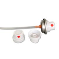 China Clear Lacquered Tinplate Mounting Cup Spray Paint Valve 25.4mm Stainless Steel Spring for sale