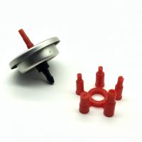 China Universal Lighter Refill Valve Kit with Double Orifice 2×0.51mm Red Stem for Butane Refilling for sale