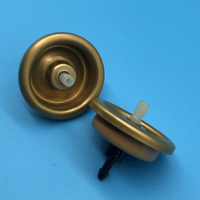 China Hair Mousse Aerosol Spray Valve with Actuator Cap Inverted Dispensing 360 Degree Use for sale