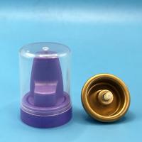 China Cosmetic Aerosol Valve with Foam Actuator 1 Inch Aluminum Mounting Cup for Hair Styling Mousse for sale