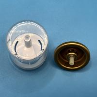 China 1 Inch Cosmetic Aerosol Valve with Foam Actuator for Salon Hair Styling Mousse for sale