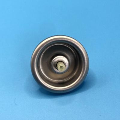 China Inverted Aluminum Aerosol Valve for Hair Mousse 360 Degree Upside Down Spraying for sale