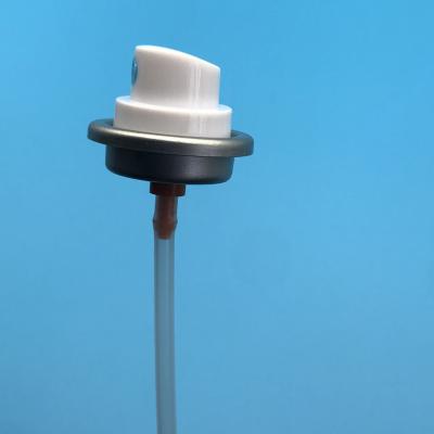 China Spray Paint Aerosol Valve 25.4mm Single Orifice Mounting Cup with Lower Dimples for sale