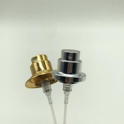 China Golden Perfume Pump 0.2ml Micro Fine Mist Atomizer for Luxury Fragrance Bottles for sale