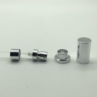 China Matte Black Perfume Pump 15-18mm with Secure Lock Mechanism for Designer Fragrances for sale