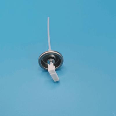 China Metered Aerosol Valve 1 Inch Silver 2-4 Bar Mist Spray for Air Freshener Cans for sale