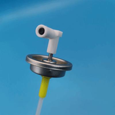 China 1 Inch Metered Aerosol Spray Valve Precision Dosing Threaded Male Design Chemical Resistant for sale