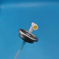 China 1 Inch Metered Aerosol Valve Precision Dose 0.1mL for Pharmaceutical Cosmetic Sprays for sale