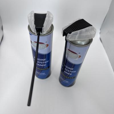 China POM Rubber Holder Aerosol Spray Nozzle 1.0mm Dip Tube 50.13mm Width Folding Sprayer with Extension Tube for sale
