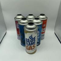 China Butane Gas Canister 220g 227g Tinplate Straight Wall for Camping BBQ Cooking for sale