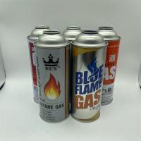 China Butane Gas Canister 220g 227g Straight Wall Tinplate for Camping BBQ Cooking for sale