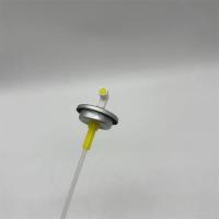 China Metered Aerosol Valve Button Actuator 1 Inch Aluminum Air Freshener Spray 50-200mcl for sale