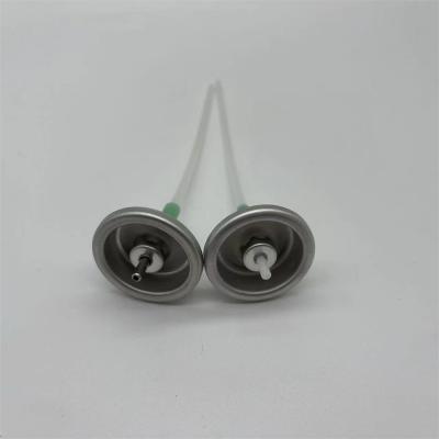 China 1 Inch Metered Aerosol Valve for Air Freshener with Customizable Spray Rate 50-200mcl for sale