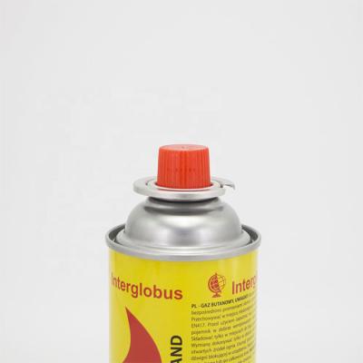 China Butane Gas Stove Valve with Red Cover Universal Fit for Butane Cartridges 360 Degree Operation for sale