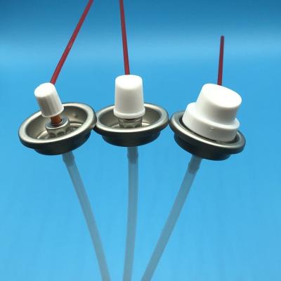 China Professional 1 Inch Aerosol Spray Valve for Car Fuel Injector Cleaning 0.5-0.8mm Orifice for sale