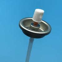 China Heavy Duty Carburetor Cleaner Aerosol Spray Valve 0.5-0.8mm Orifice 1 Inch Cup for sale