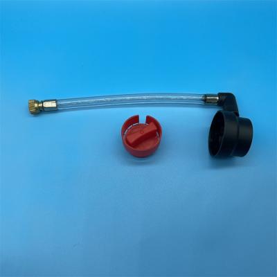 China Heavy-Duty Tire Inflator Valve for Industrial Use - 31.95mm Base Wire Diameter with 1.7mm Orifice for sale