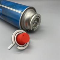 China Portable Gas Canister Valve for Camping Stoves 1/4 Turn Stainless Steel Spring for sale
