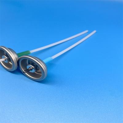China Aluminum Metered Aerosol Valve 50-200mcl Spray Rate Gasket Seal for Universal Cans for sale