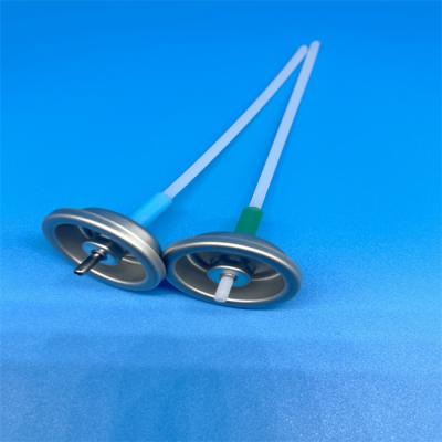 China Universal Metered Aerosol Valve Gasket Sealing 150mcl Spray Rate Silver for sale