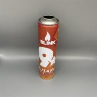 China Seamless Aluminum Refillable Canisters 360-Degree Dual Valve for Butane Gas 200ml for sale
