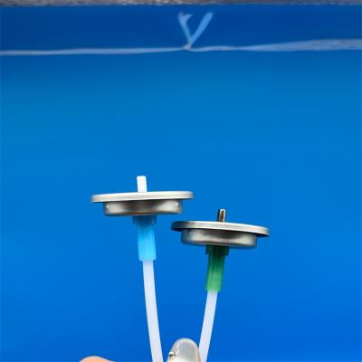 China 1 Inch Male Metered Aerosol Spray Valve 0.1mL Dose for Pharma Cosmetics Industrial for sale