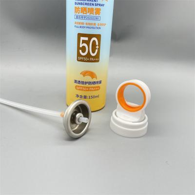 China Travel Size Sunscreen Bottle 2 oz with Actuated Valve TSA Approved Broad Spectrum SPF for sale