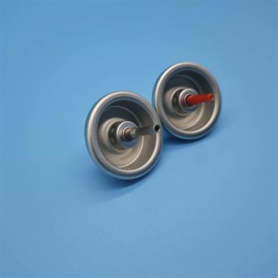 China Butane Lighter Gas Refill Valve with Double Orifice 2x0.51mm Red Stem for sale