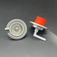 China Gas Canister Valve for Outdoor Cooking and Heating Leak Proof Propane Butane 1/4 Turn for sale
