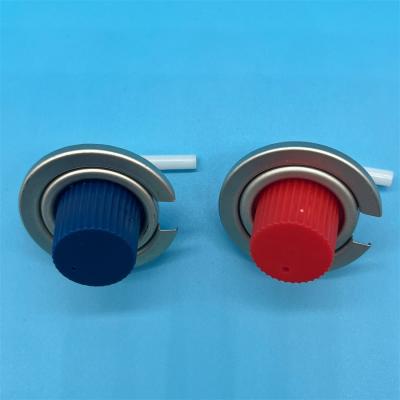 China Heavy Duty Butane Camping Stove Cassette Gas Valve Leak Proof 28mm Mounting Cup for sale