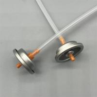 China Aerosol Paint Can Valve 0.51mm Double Orifice Stem Leak-Proof Precision Spray Valve for sale