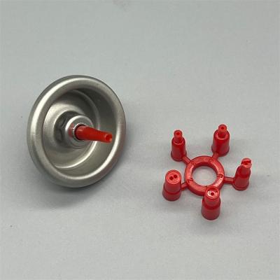 China Butane Lighter Gas Refill Valve Universal 2×0.51mm Dual Orifice Aerosol Valve for sale