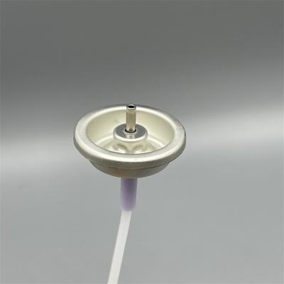 China 1 Inch Metal Stem Aerosol Metered Valve 25ul to 200ul for Food and Beverage for sale