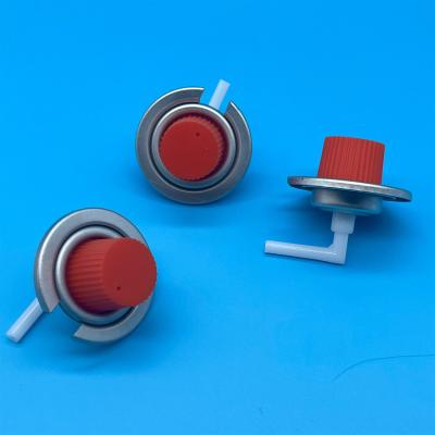 China Easy Install Camping Gas Cartridge Safety Valve 25.4mm Butane for Beginner Campers for sale