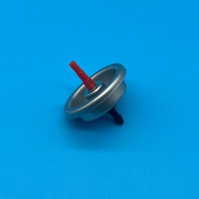 China Professional Industrial Lighter Gas Refill Valve Heavy Duty 2x0.51mm Double Orifice Red Stem for sale