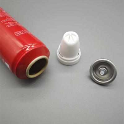 China Premium Aerosol Hair Mousse Dispenser Valve 35mm Aluminum Soft Spray for Natural Looks for sale