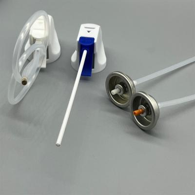 China Bubble Cleaner Spray Foam Plastic Actuator Cap Leak Free Design 28mm Neck for sale