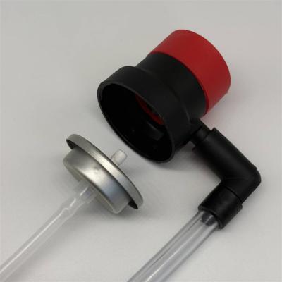 China Heavy-Duty Tire Inflator Valve for Commercial Vehicles with 31.95mm Base Diameter and 1.7mm Orifice for sale
