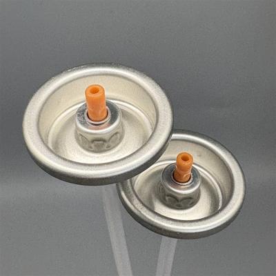 China Eco-Friendly Shaving Foam Valve 1 Inch Recycled Plastic Trigger Spray Cap for Aerosol Cans for sale