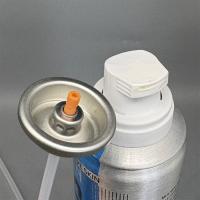 China Deluxe Shaving Foam Valve 1 Inch Aerosol Can Double Orifice Stainless Steel Spring for sale